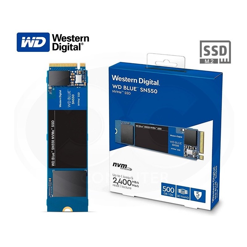 WESTERN DIGITAL BLUE SN550 500GB PCI-E 2280 NVME